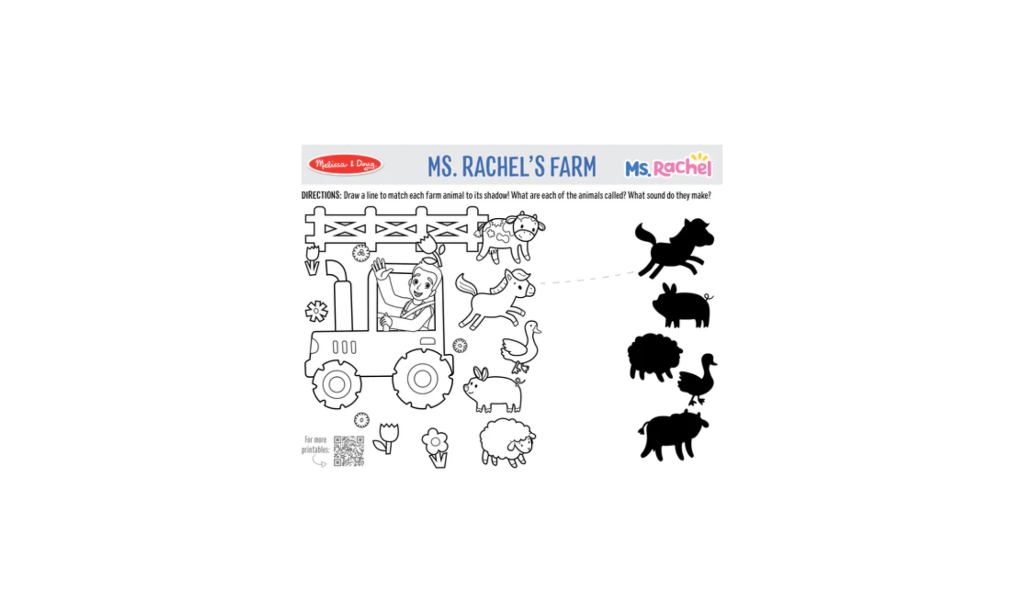 Score FREE Ms. Rachel Printable Activities! - ScoredIt